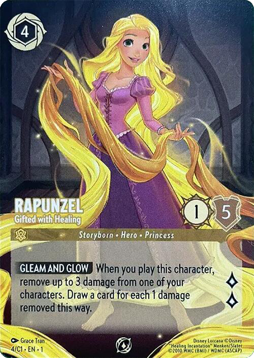 Rapunzel - Gifted with Healing Extended Art Non-Foil Promotional ...